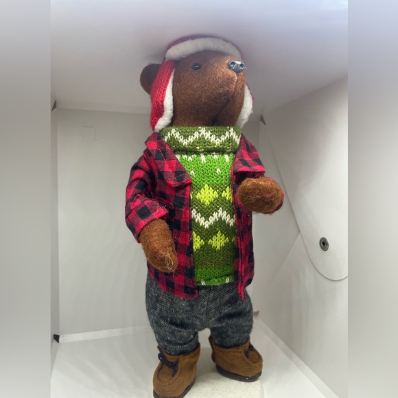 Wondershop | Holiday | Target Wonder Shop Bear Ornament Buffalo Check ...
